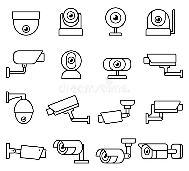 Cctv Camera Drawing Symbol