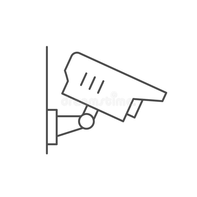 Cctv Camera Outline Stock Illustrations – 6,637 Cctv Camera Outline ...
