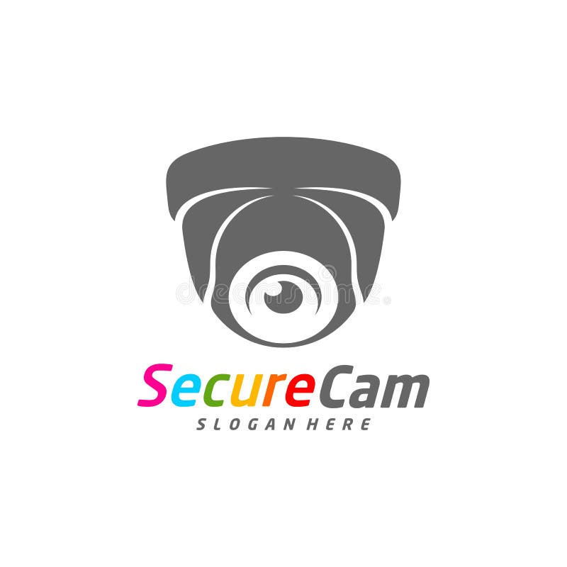 CCTV Camera Logo Design Vector Template, Concept Symbol Icon Stock ...