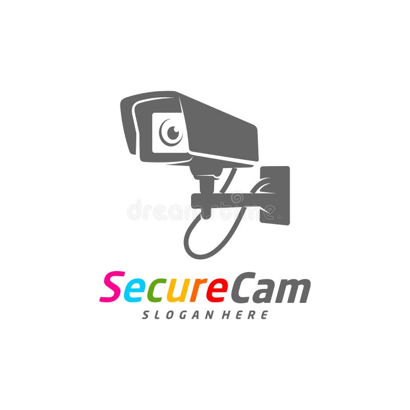 CCTV Camera Logo Design Vector Template, Concept Symbol Icon Stock ...