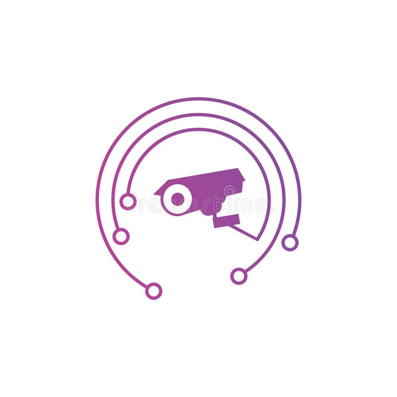 Cctv Camera Logo Vector