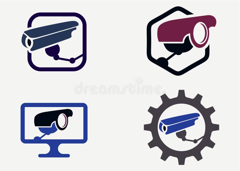Spy Camera Logo Design Template Stock Vector - Illustration of lens ...