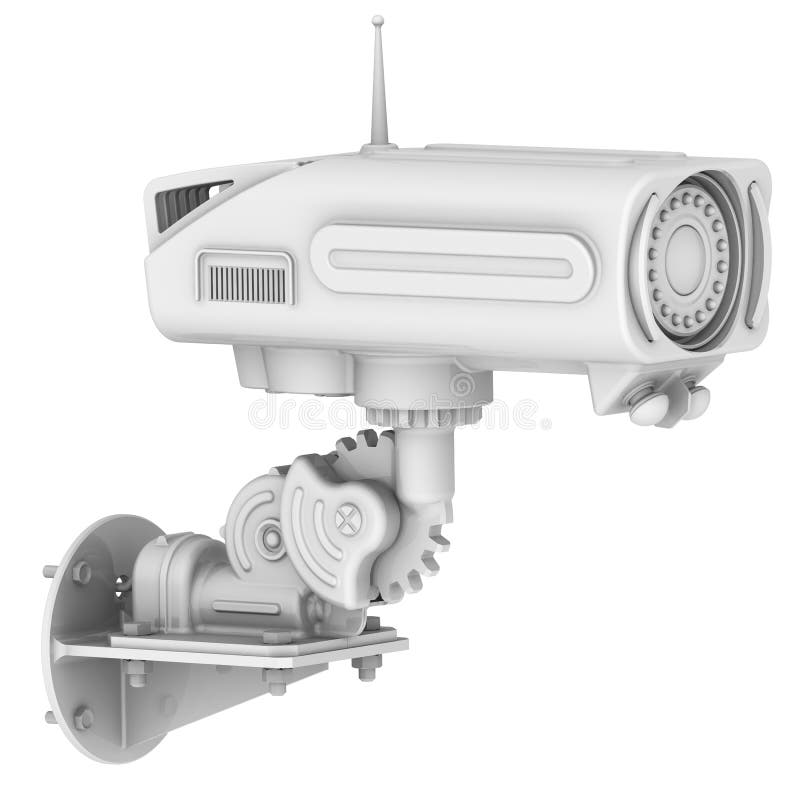 CCTV camera stock illustration. Illustration of electronic - 66265473