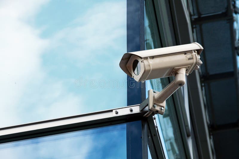 Cctv Camera Office Security System Stock Photo - Image of office ...