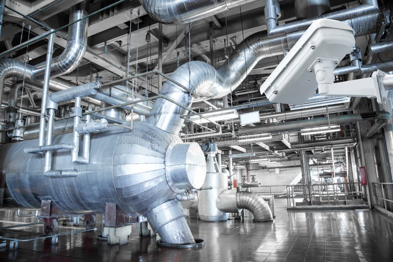 CCTV Camera Operating Inside Industrial Factory Stock Photo - Image of ...