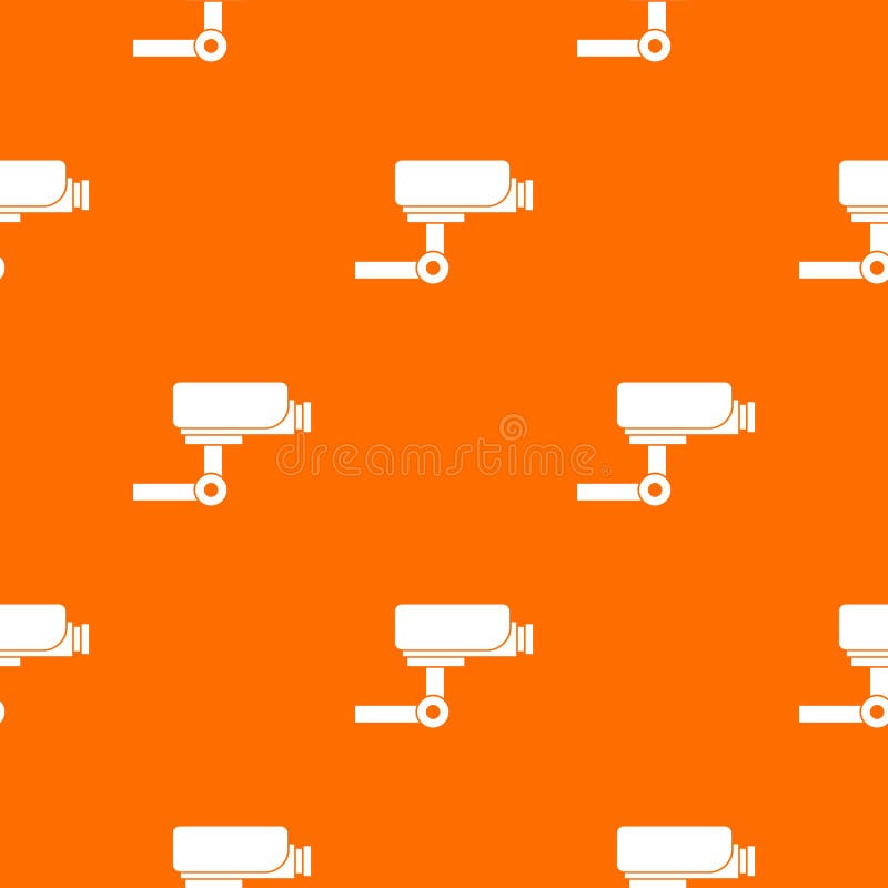 CCTV Camera Pattern Seamless Stock Vector - Illustration of prevention ...