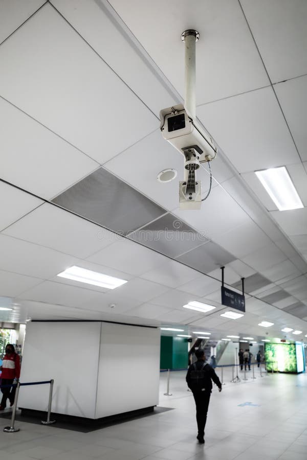 CCTV in the Station stock image. Image of control, lens - 34074919