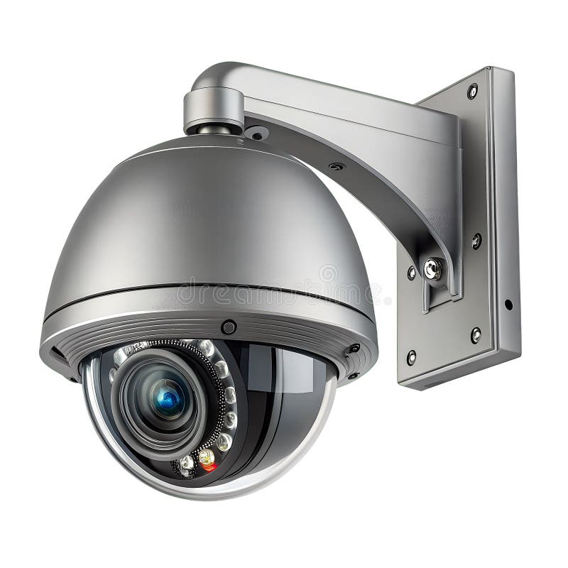 CCTV Camera, Realistic Wall Mounted CCTV Surveillance Camera, Modern ...