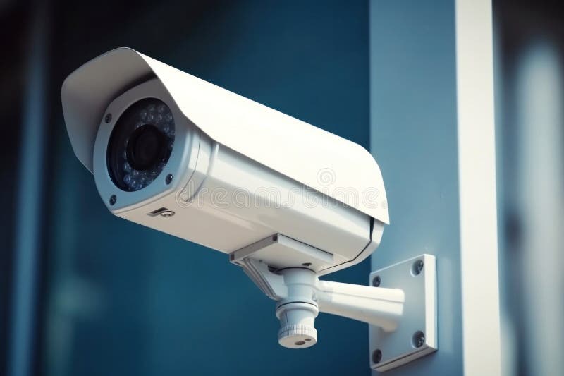 CCTV Camera for Safety System Area Control. Security Camera Stock ...