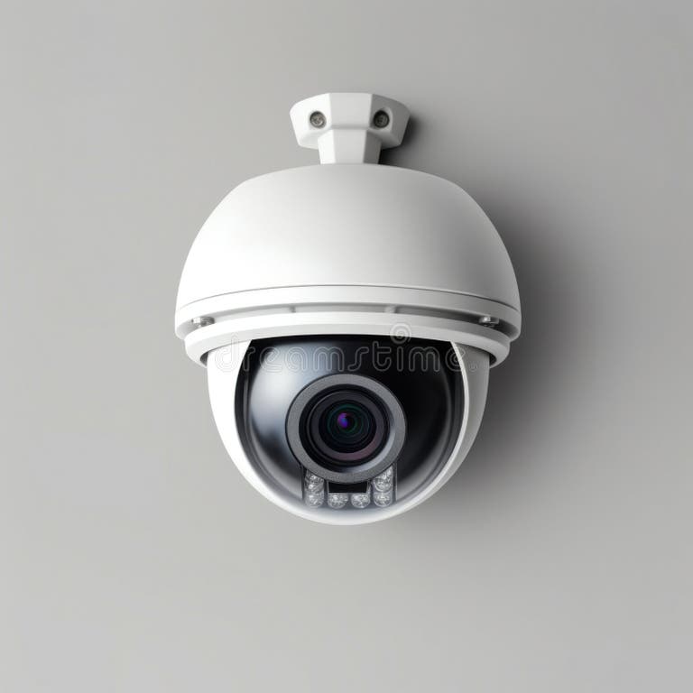 CCTV Camera for Safety System Area Control. Security Camera Stock ...
