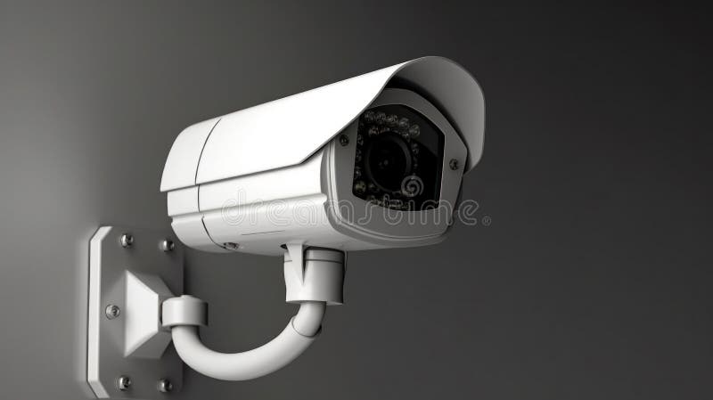 CCTV Camera for Safety System Area Control. Security Camera Stock ...