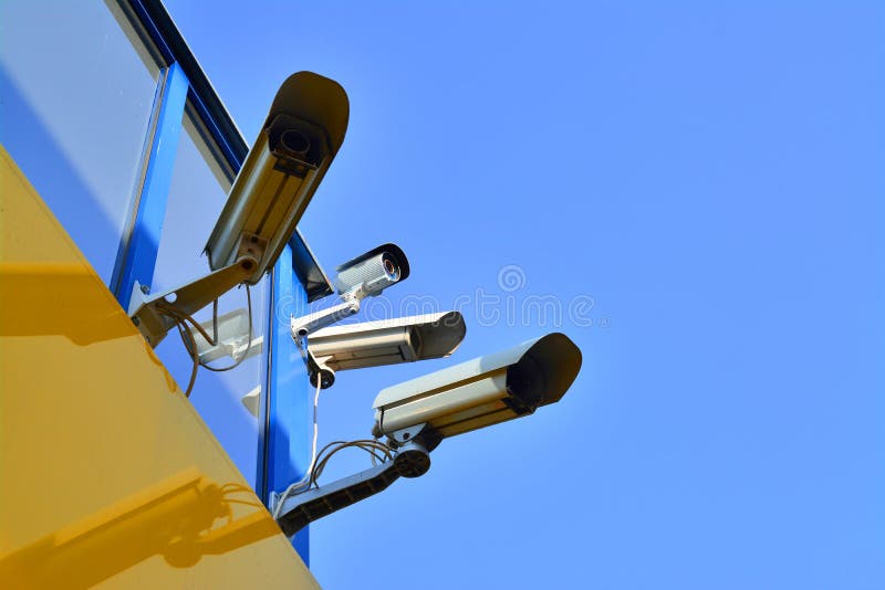 Cctv camera stock photo. Image of surveillance, video - 43199132