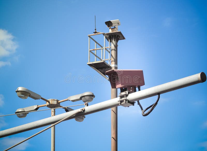 Intersection camera stock photo. Image of pattern, turn - 174518630