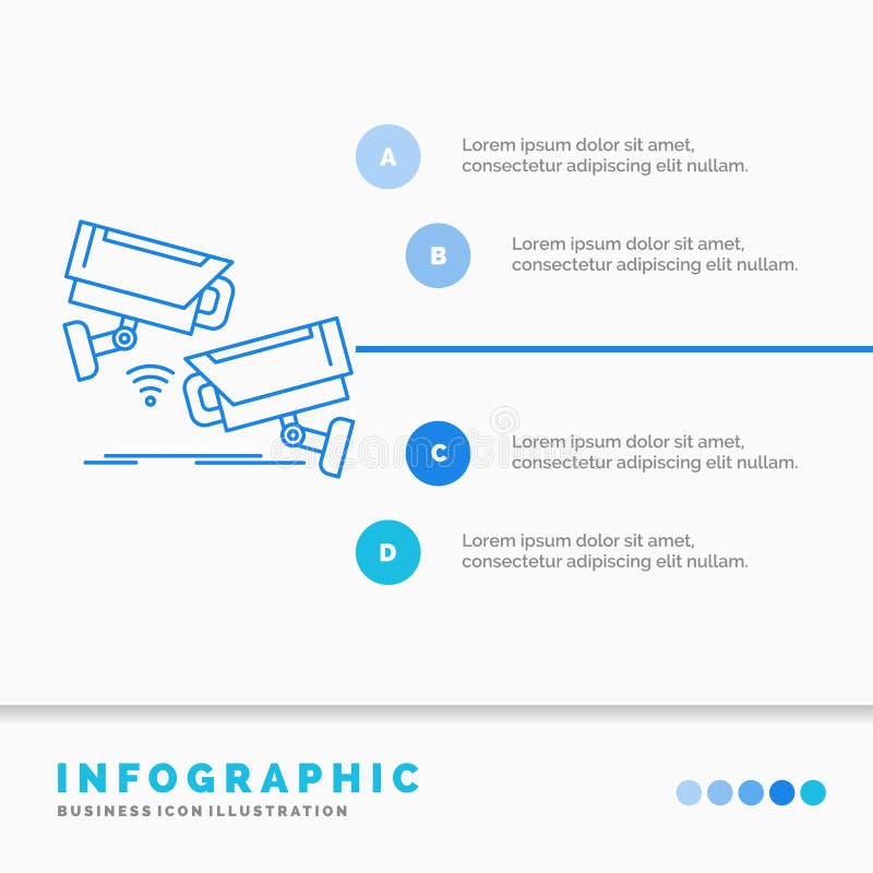 CCTV, Camera, Security, Surveillance, Technology Infographics Template ...