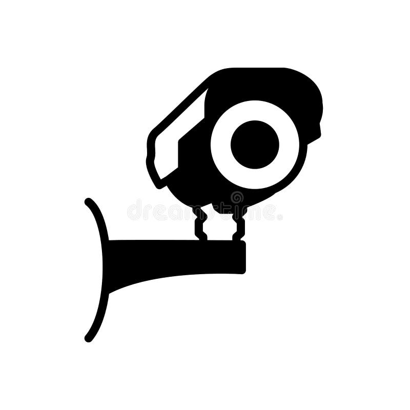 Cctv Camera Security Symbol Line Icon, Vector Illustration Stock Vector ...