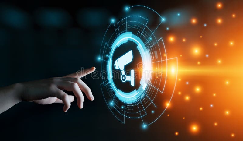 CCTV Camera Security System Business Technology Safety Concept Stock ...