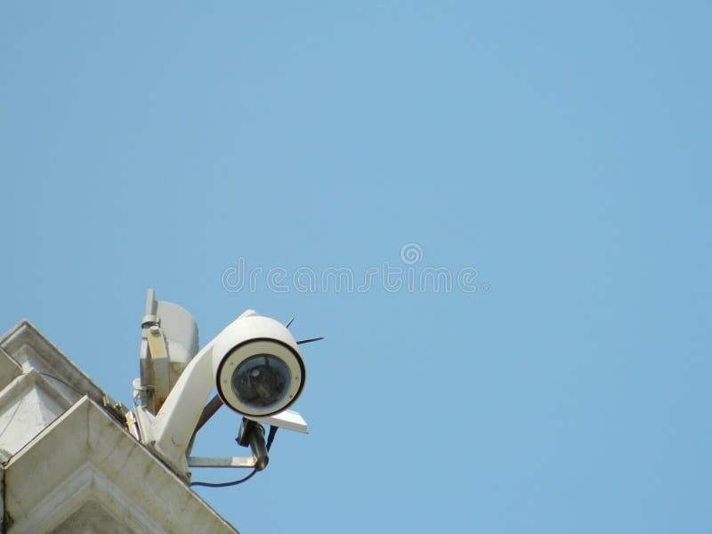 CCTV Camera Security System Stock Photo - Image of building, private ...