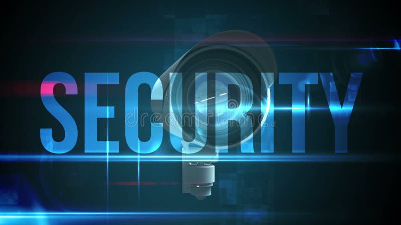 CCTV Camera with Anonymous Text Stock Footage - Video of closed ...