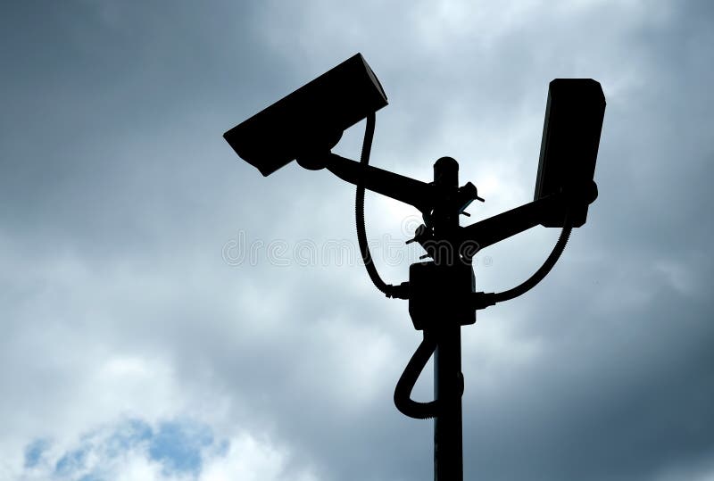 861 Silhouette Cctv Security Camera Stock Photos - Free & Royalty-Free ...