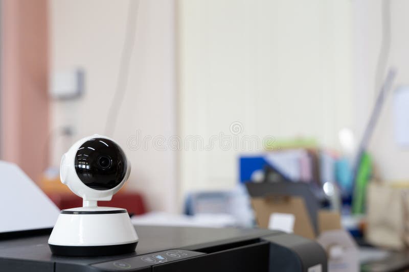 CCTV Camera Surveillance Safety System in the Building. Security Camera ...