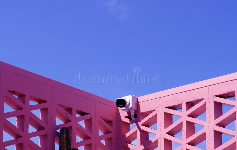 Cctv Camera Transmitting Wifi Signal 24 Hour Security Equipment Stock ...