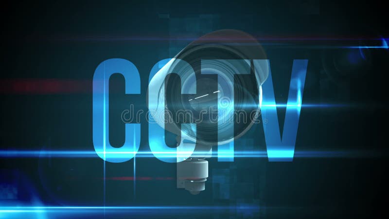 CCTV Camera with Anonymous Text Stock Footage - Video of closed ...