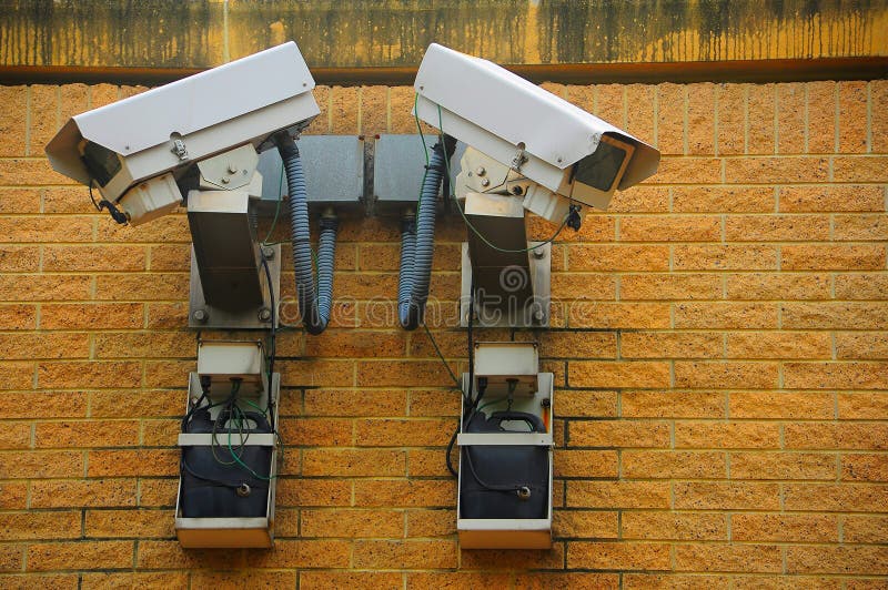 Cctv cameras stock photo. Image of security, recording - 20992570
