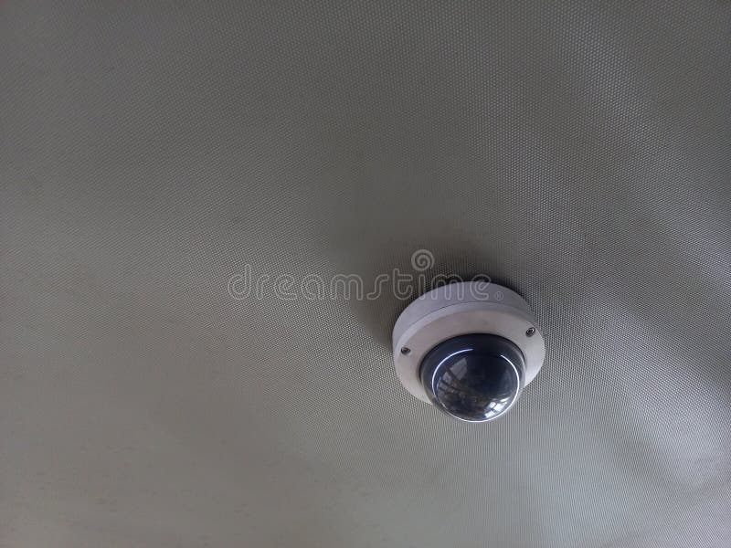 CCTV Cameras Installed on the Ceiling As a Tool for Monitoring and Security Stock Image - Image ...