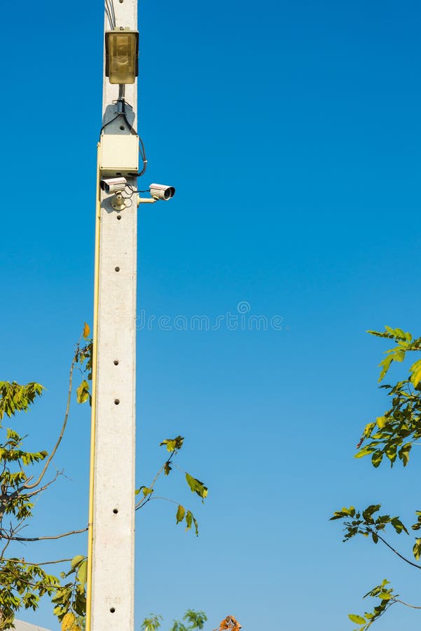 CCTV cameras stock image. Image of industrial, copy - 289158215