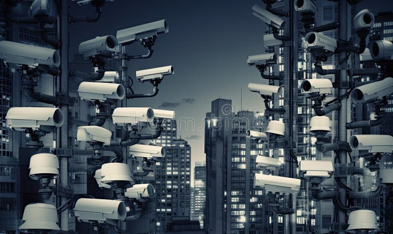 CCTV Cameras Keep an Eye on City Safety and Security Creating Using ...