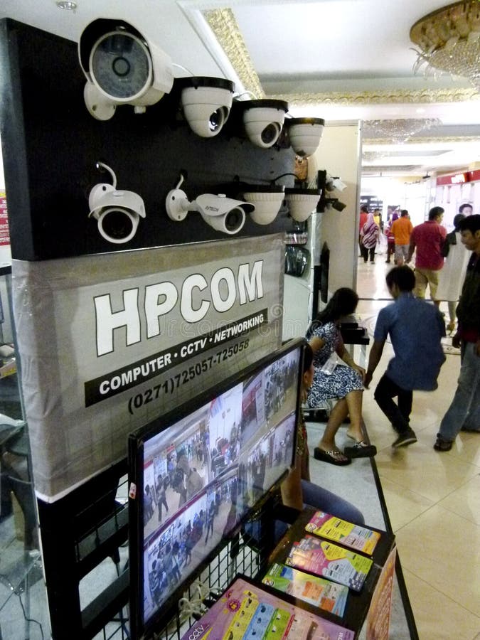 CCTV cameras editorial stock image. Image of java, city - 74460119