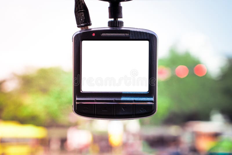 CCTV Car Camera for Safety on the Road Accident. Stock Photo - Image of ...