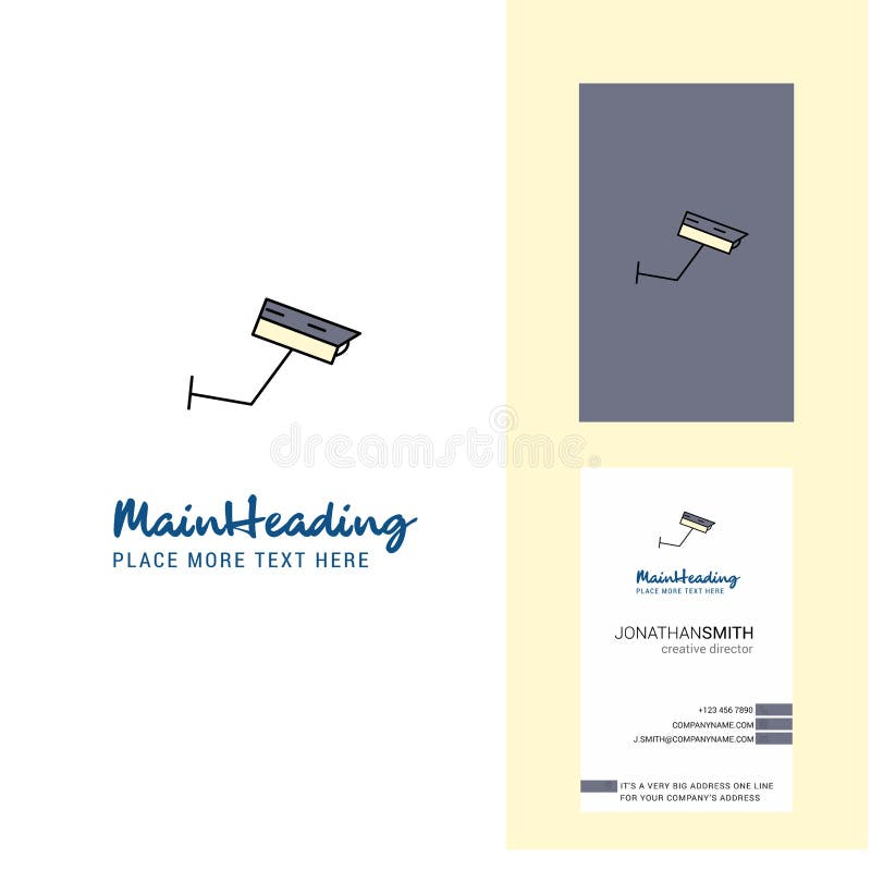 CCTV Business Letterhead, Envelope and Visiting Card Design Vector ...