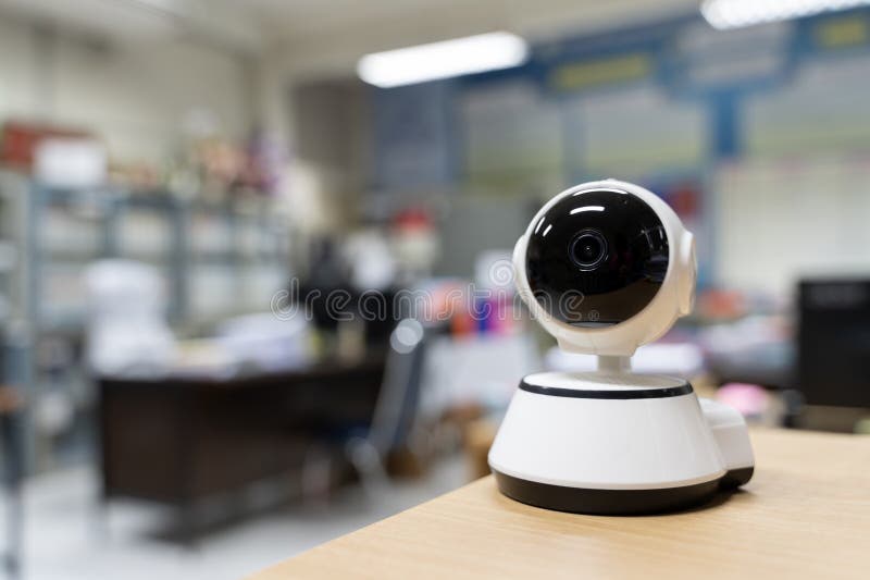 Cctv Dome Surveillance Security Camera in Modern Office Building ...