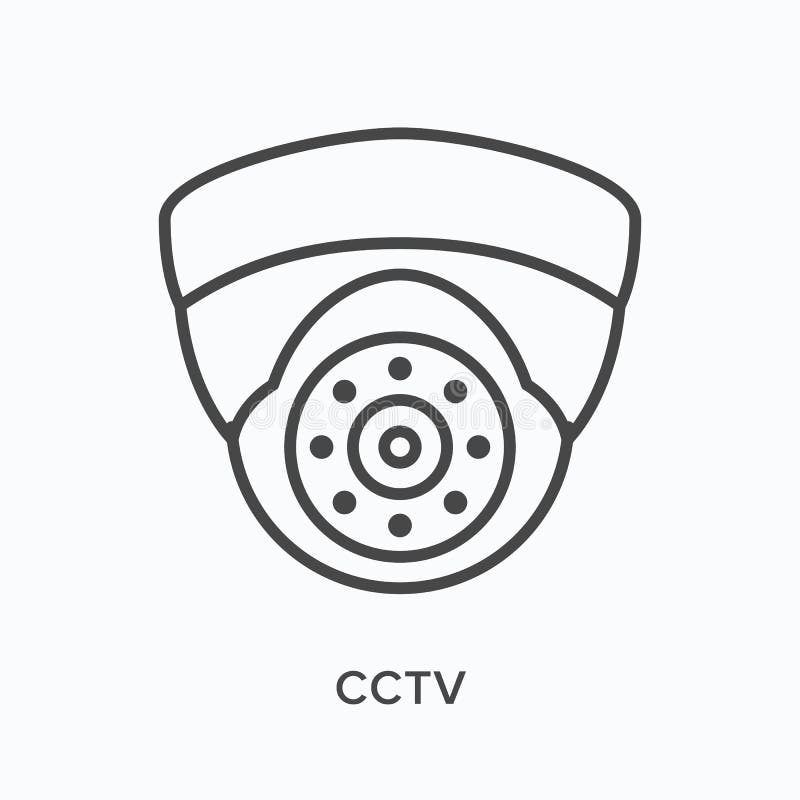 Outline Dome Light Vector Icon. Isolated Black Simple Line Element ...