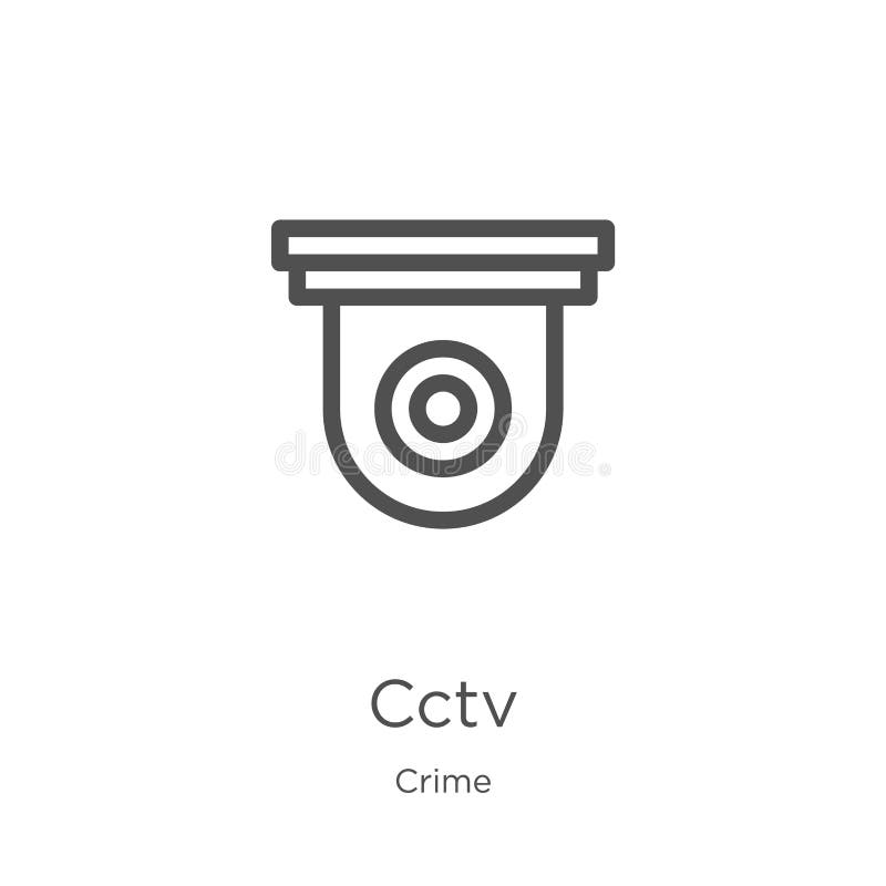 Cctv Icon Vector from Logistic Collection. Thin Line Cctv Outline Icon ...
