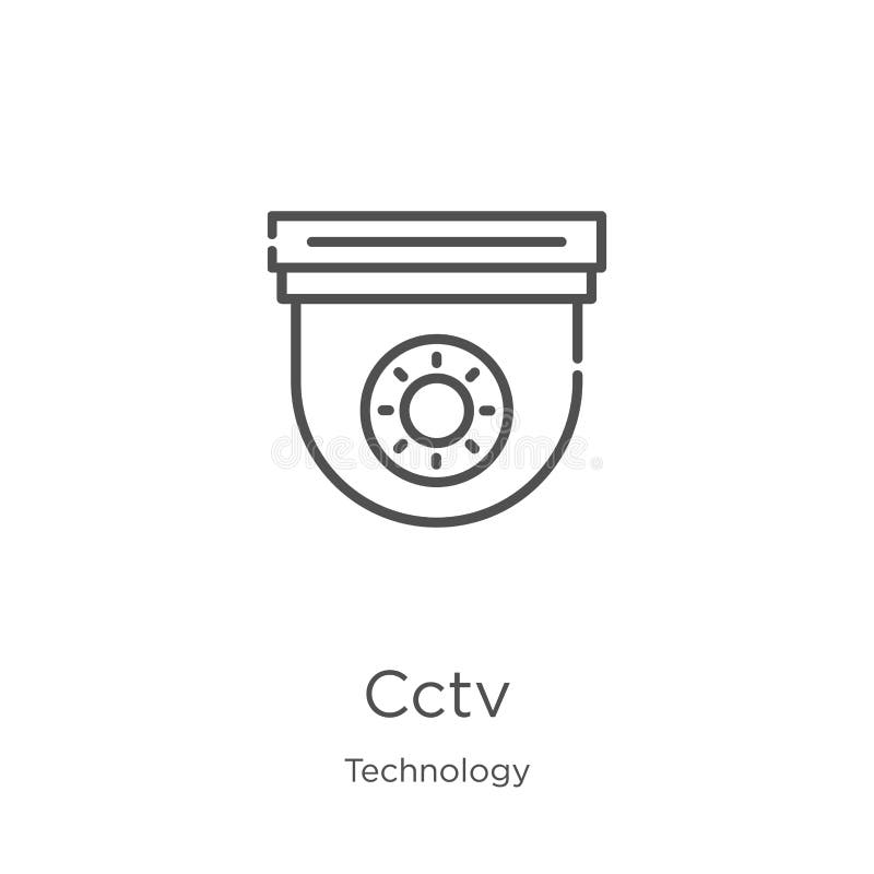 Cctv Outline Icon Stock Illustrations – 5,358 Cctv Outline Icon Stock ...