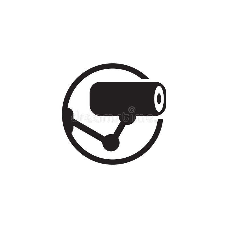 CCTV Icon Logo Design Template Stock Vector - Illustration of concept ...