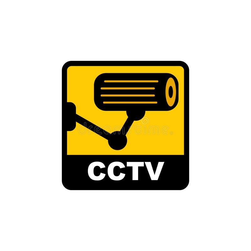 CCTV Icon Logo Design Template Stock Vector - Illustration of security ...