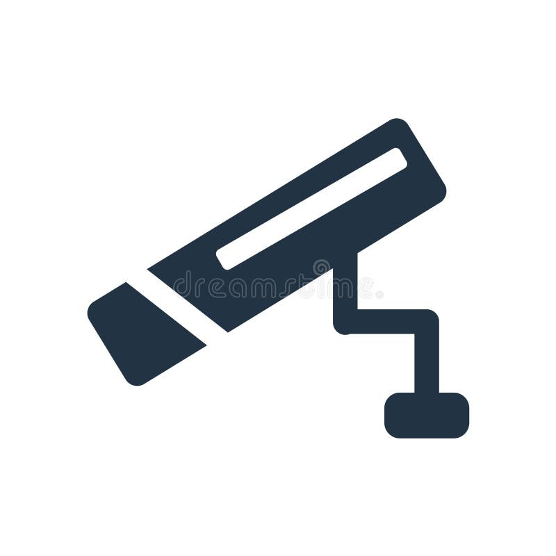 Cctv Icon Vector Isolated on White Background, Cctv Sign Stock Vector ...