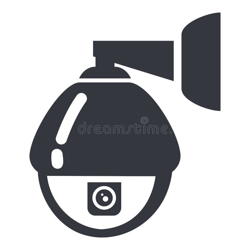 CCTV Icon. Vector Security Camera Symbol Stock Vector - Illustration of ...