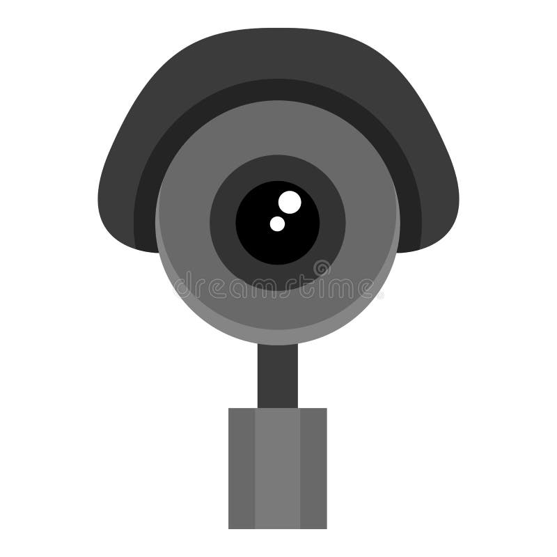 CCTV Icon. Vector Security Camera Symbol Stock Vector - Illustration of ...
