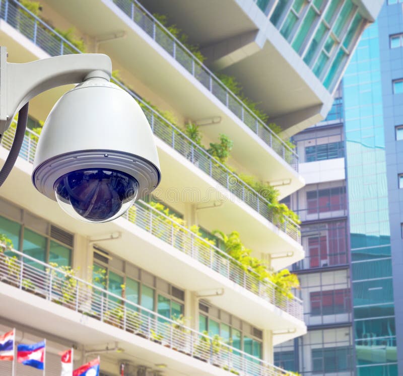 Cctv Installed Wall Front Building Stock Photos - Free & Royalty-Free ...