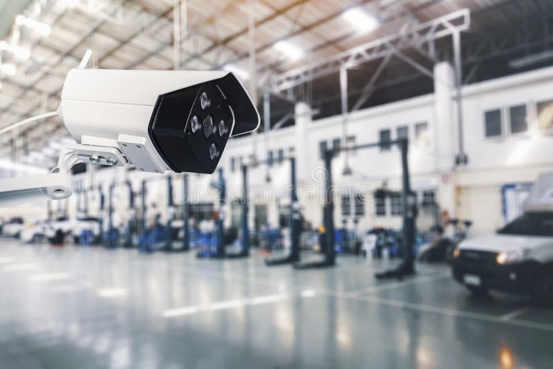 CCTV IP Camera Wireless in the Factory Stock Image - Image of equipment ...