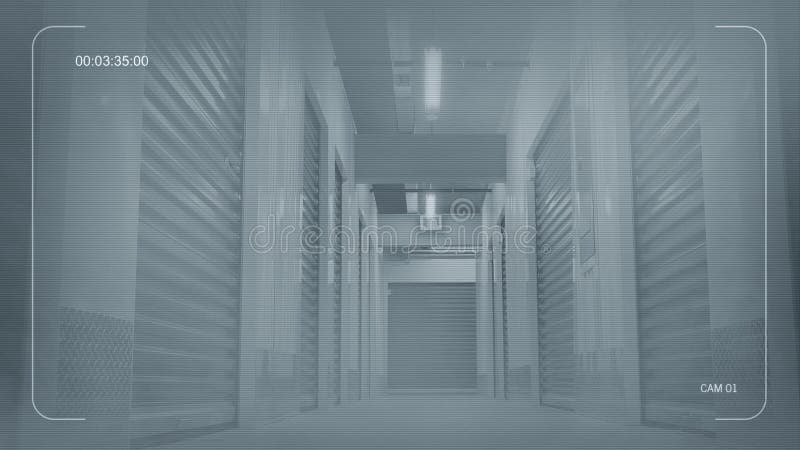 CCTV Moving through Cold Storage Facility Stock Footage - Video of ...