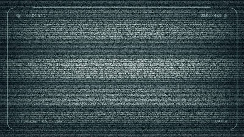 CCTV No Signal Static stock video. Video of problem - 131111727