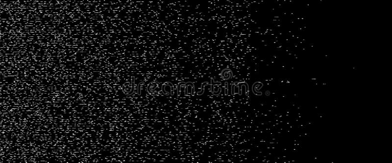 CCTV Noise Filter Effect on Black Screen Stock Vector - Illustration of ...