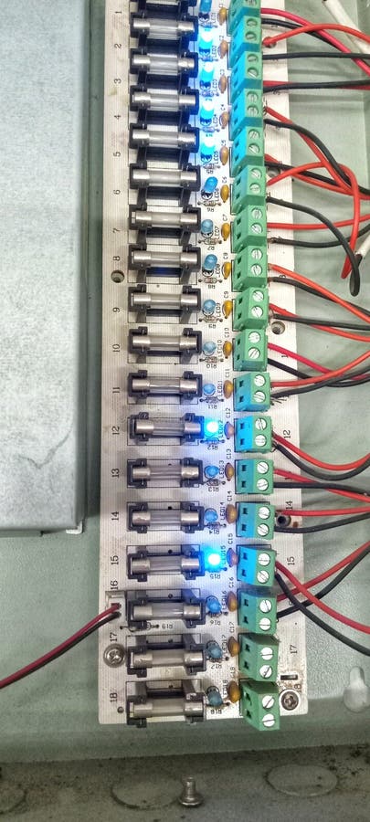 Cctv Power Supply Panel Box Stock Photo - Image of supply, relay: 281646932