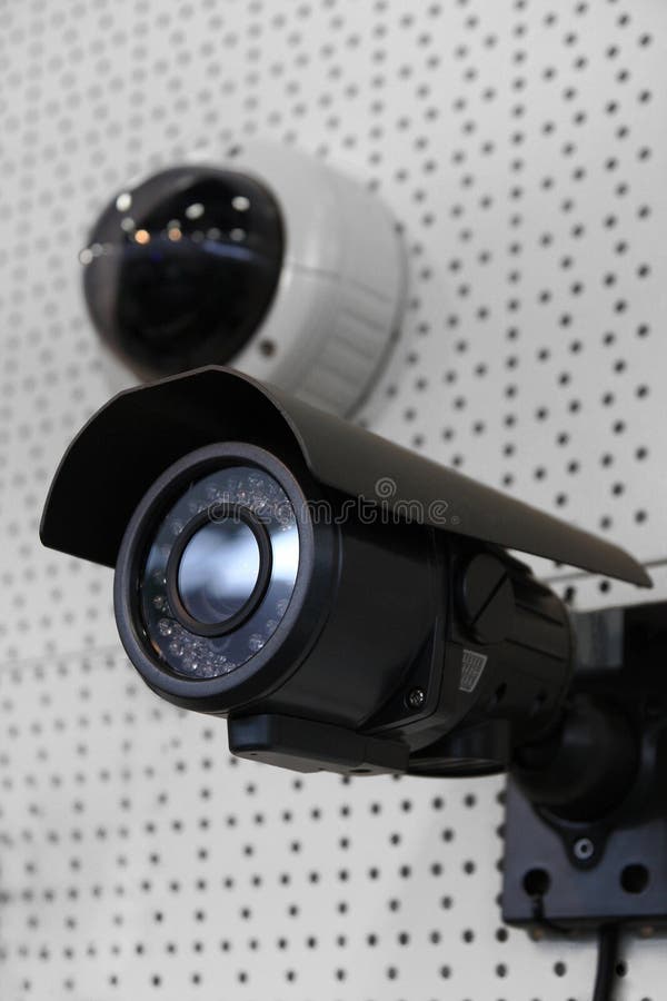 Still Life of Home Security Products Arranged on House Plans Stock ...