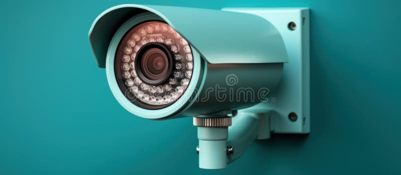 Cctv Security Camera Blue Sky Background Stock Illustrations – 191 Cctv ...